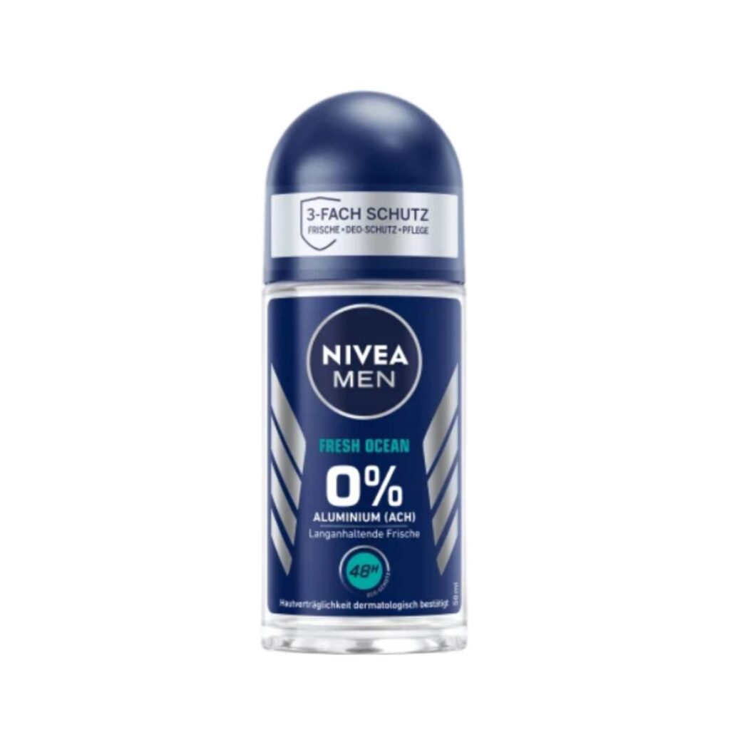 Nivea Men Fresh Ocean Deo Roll-On Without Aluminium 50ml / 1.69 fl.oz ...