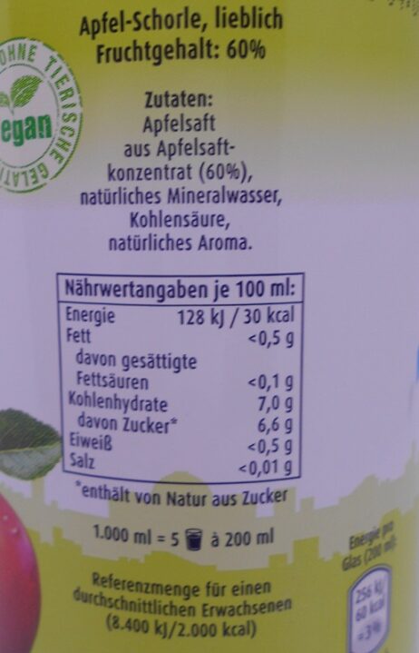 SpreeQuell Apfelschorle lieblich (German Apple Spritzer) - GermanBuy ...