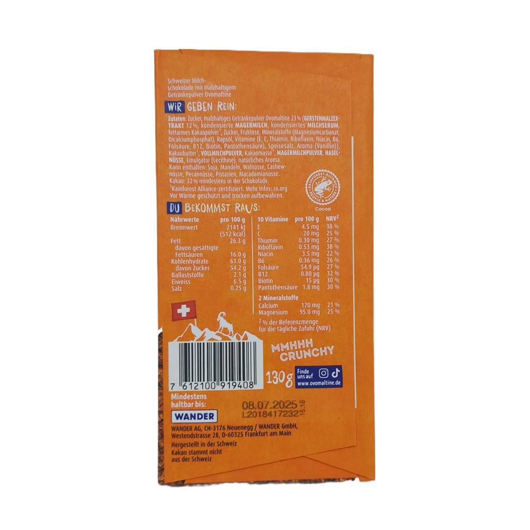 Ovomaltine Fine Crunchy Chocolate | Swiss Chocolate